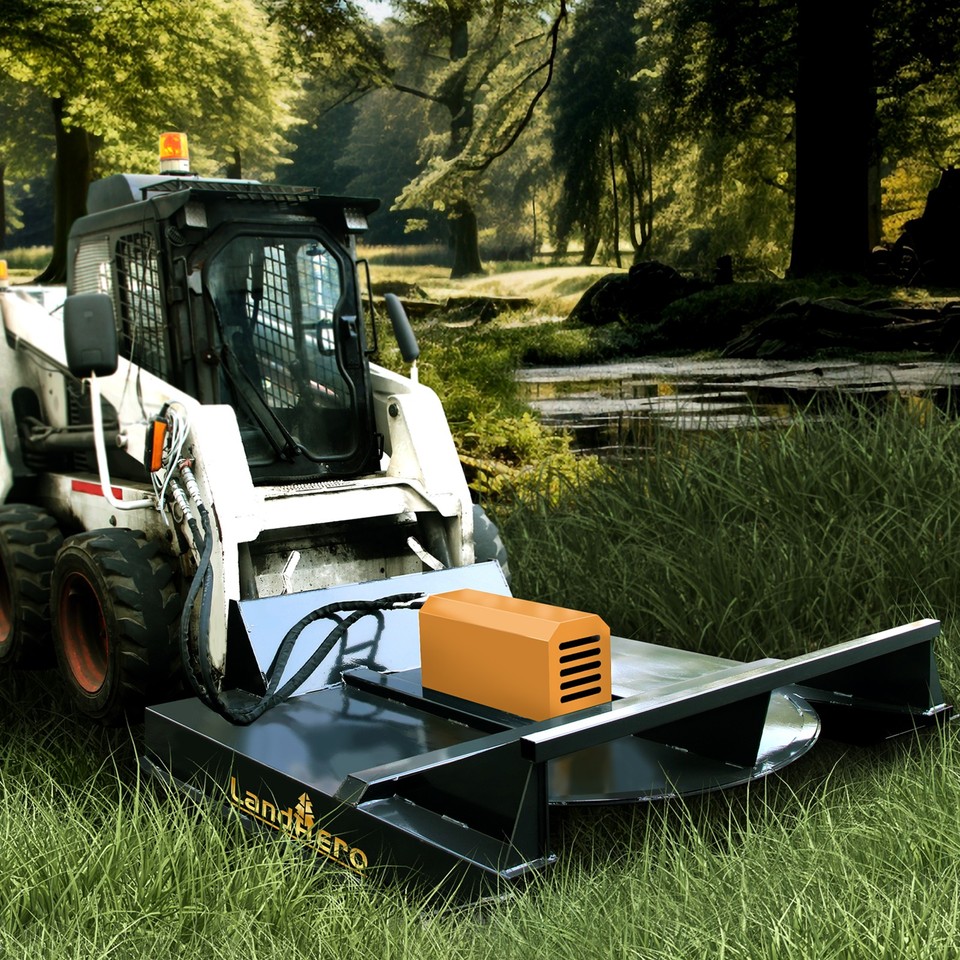 72" Articulating Brush Cutter Boom Mower 3 in Side Cutting Skid Steer ...