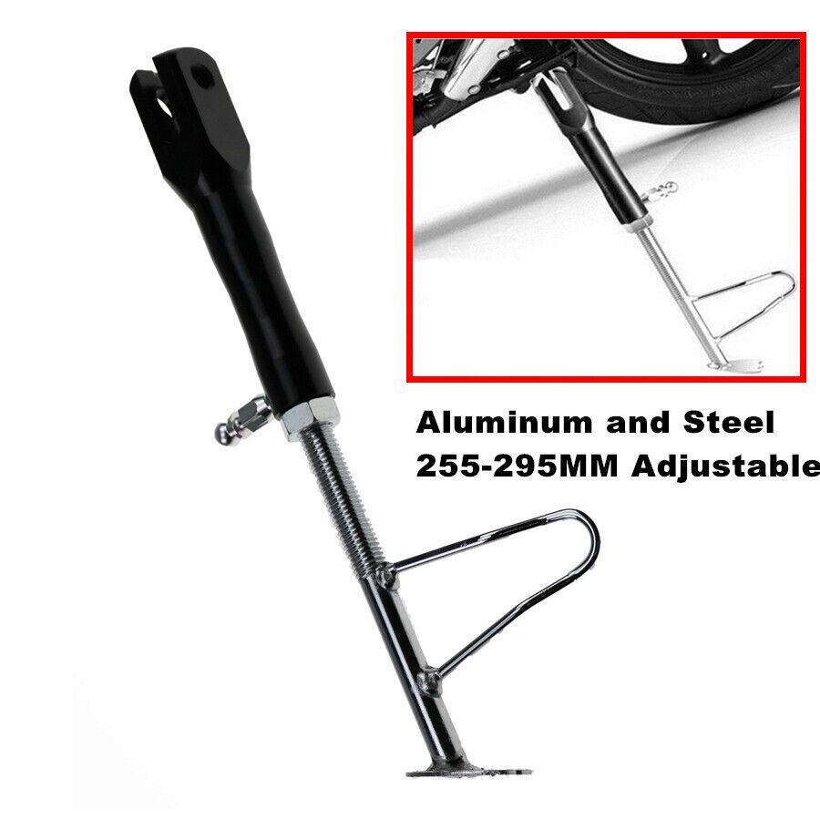 Durable Aluminum Alloy Motorcycle Foot Kickstand Side Stand Adjustable ...