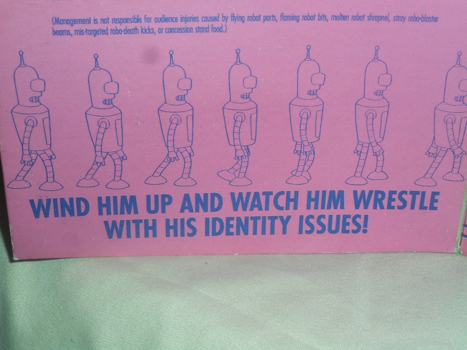 FUTURAMA GENDER BENDER ROBOT Tin Wind-Up Action Figure Space Toy | eBay