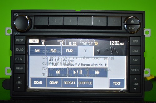 08 Ford Expedition factory GPS Navigation screen CD player radio 8G1T ...