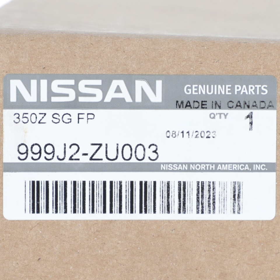 2003-2008 Nissan 350Z Unpainted Front Splash Guards Mud Flap 2 Pc. Set ...