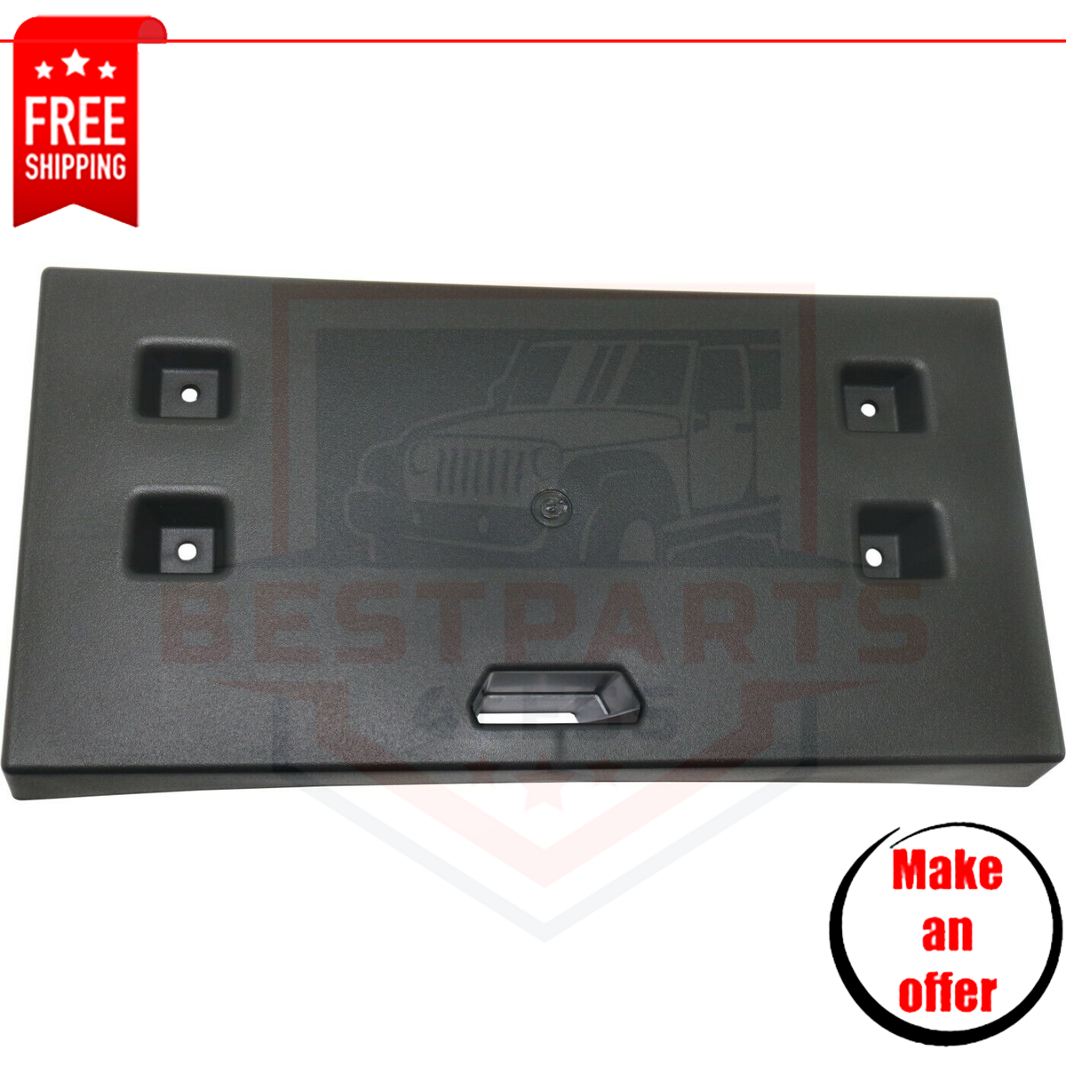 Front License Plate Bracket 68256473AA for 2015-2018 Jeep Renegade ...