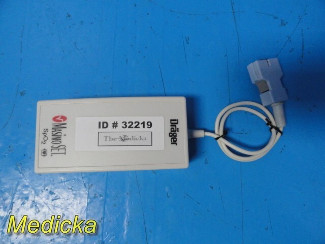 2010 Drager Infinity MS16356 Masimo Set SpO2 Smart Pod Masimo X8 ...