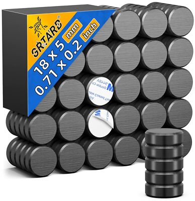 Small Magnets for Crafts with Adhesive Backing Ceramic Magnets Round ...