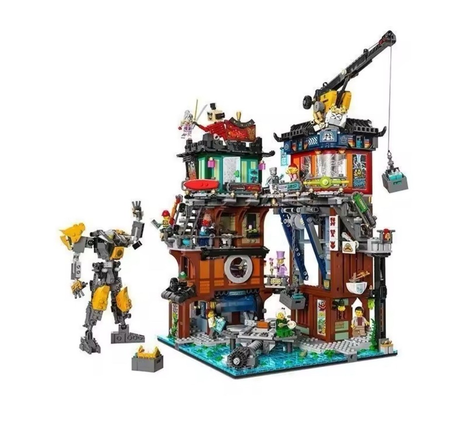 NEW NINJAGO City Workshops Dragons Rising (71837) Complete Set Blocks ...