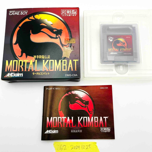 Mortal Kombat Nintendo Game Boy Acclaim 1993 Vintage Game from Japan ...