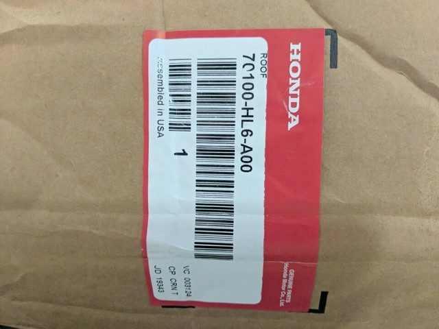 Take off OEM Honda Talon Hard Top Plastic Roof 2019 2020 2021 for sale ...