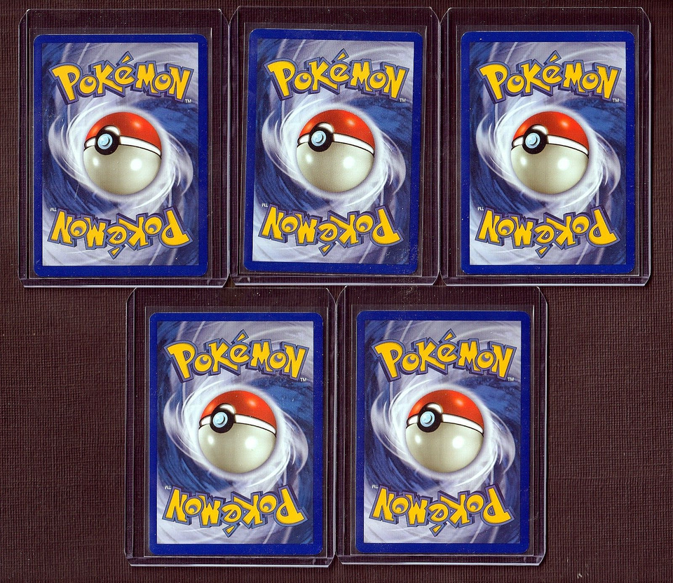 Pokemon OMANYTE LOT OF 5 1ST EDITION 52/62 Fossil Base Set Appear Never ...