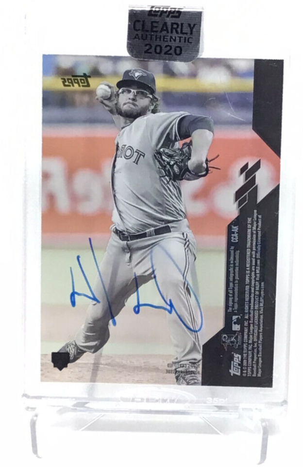 ANTHONY KAY 2020 Topps Clearly Authentic Blue Ink Auto CCA-AK TORONTO ...