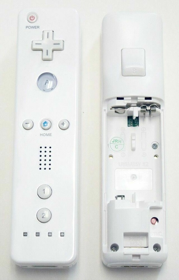 NEW Remote & Nunchuk Controller Set WHITE for Nintendo Wii & Wii U ...