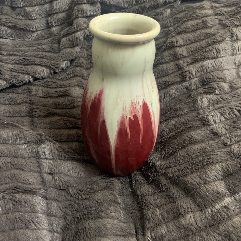 MA&S Michael Andersen & Sons Flambe Glaze Bulbous Vase Blue Lavender ...