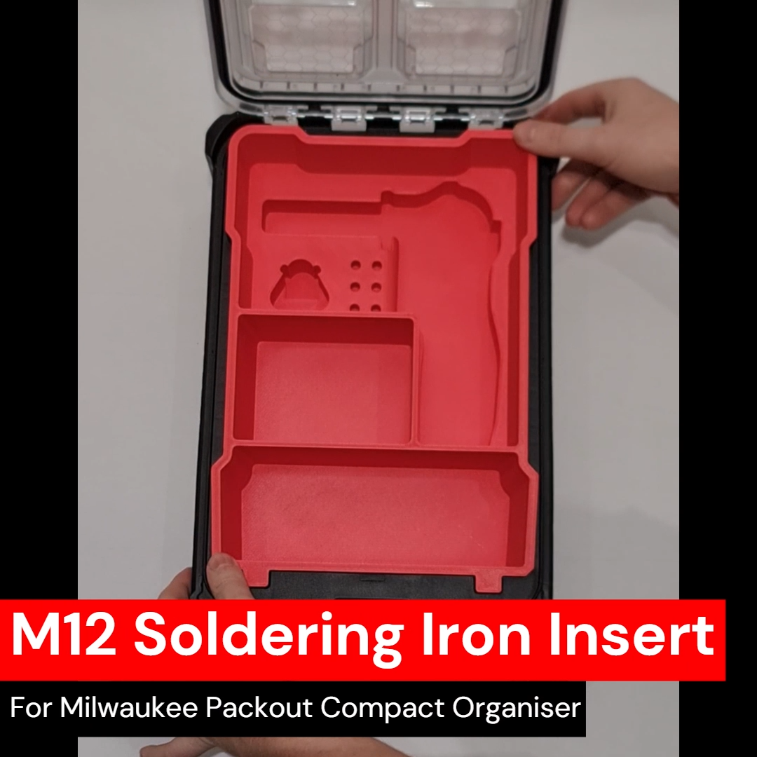 Milwaukee M12 Soldering Iron (M12SI) Insert for Packout Compact ...