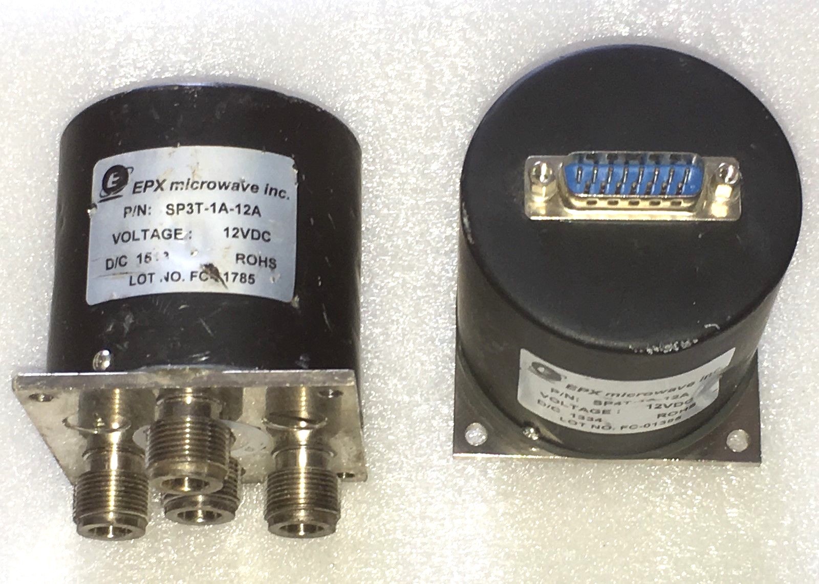 USED RF coaxial switch EPX SP3T-1A-12A DC-12GHz +12V 800W N type | eBay