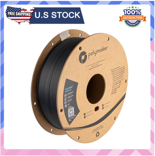 Polymaker PA6-CF Nylon Filament 1.75 Black, 500g Carbon Fiber Nylon Filament ... | eBay