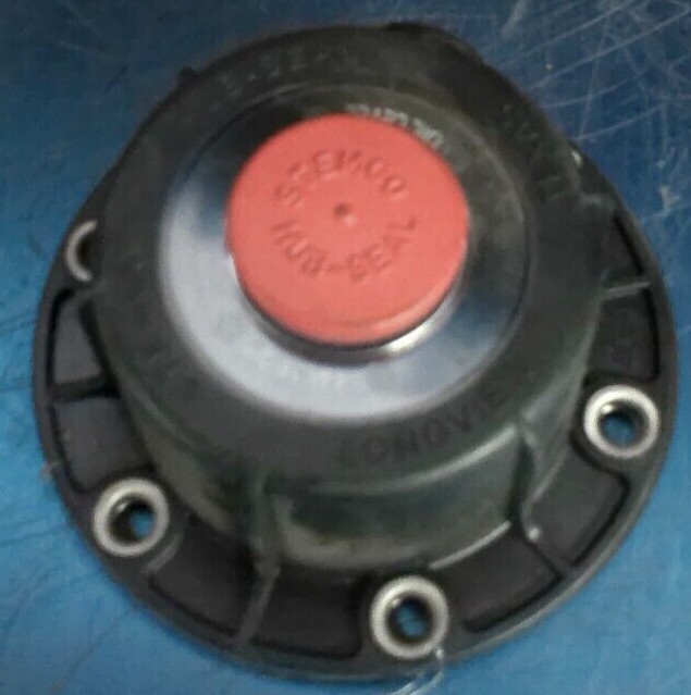 Stemco 363-4024 Defender Wheel Hub Cap w/Gasket Hub Cap & Red Plug | eBay