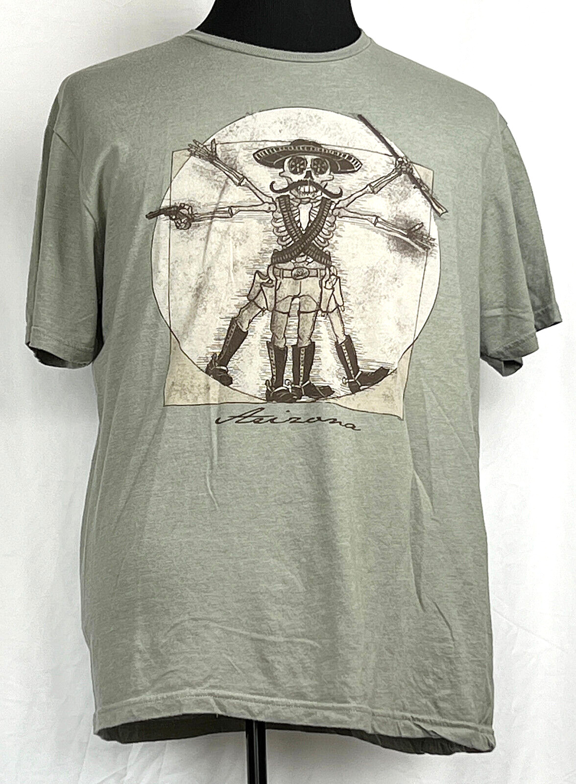 Arizona Sage Green Skeleton Vaquero Mexican Cowboy S/… - Gem