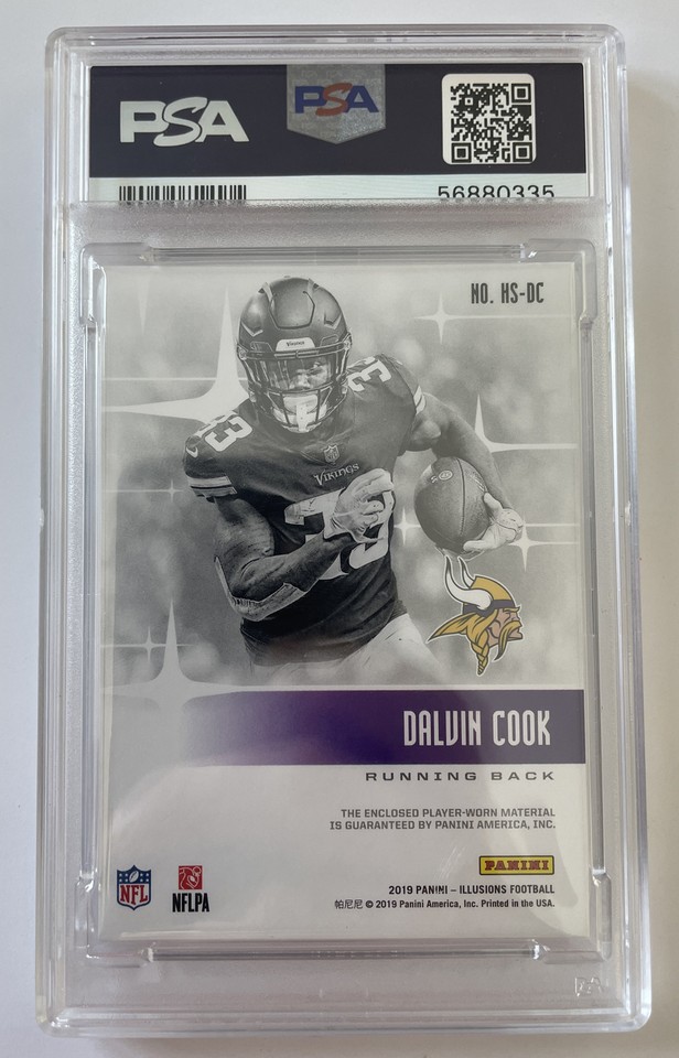 Dalvin Cook 2019 Panini Illusions Highlight Jersey Card #HS-DC 49/50 ...
