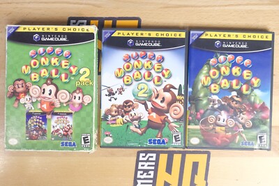 Super Monkey Ball - 2 Pack Nintendo GameCube CIB | eBay