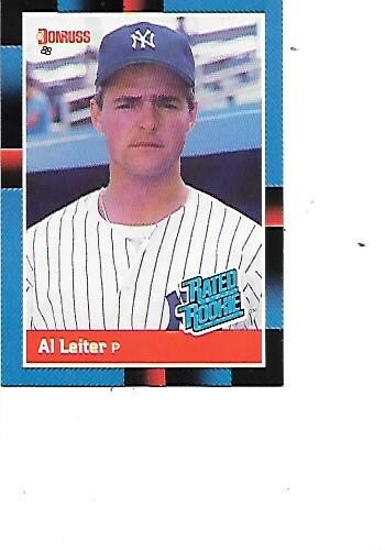 Al Leiter 1988 Donruss Baseball Rated Rookie Card #43 New York Yankees ...