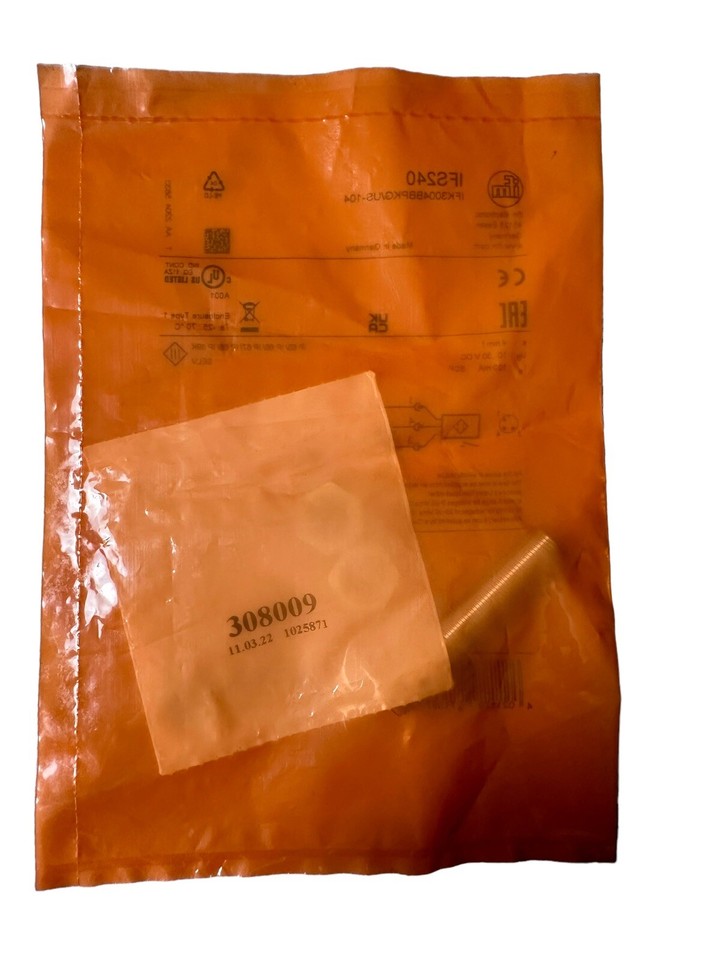 Inductive sensor ifm efector IFS240 - IFK3004BBPKG/US-104 | eBay