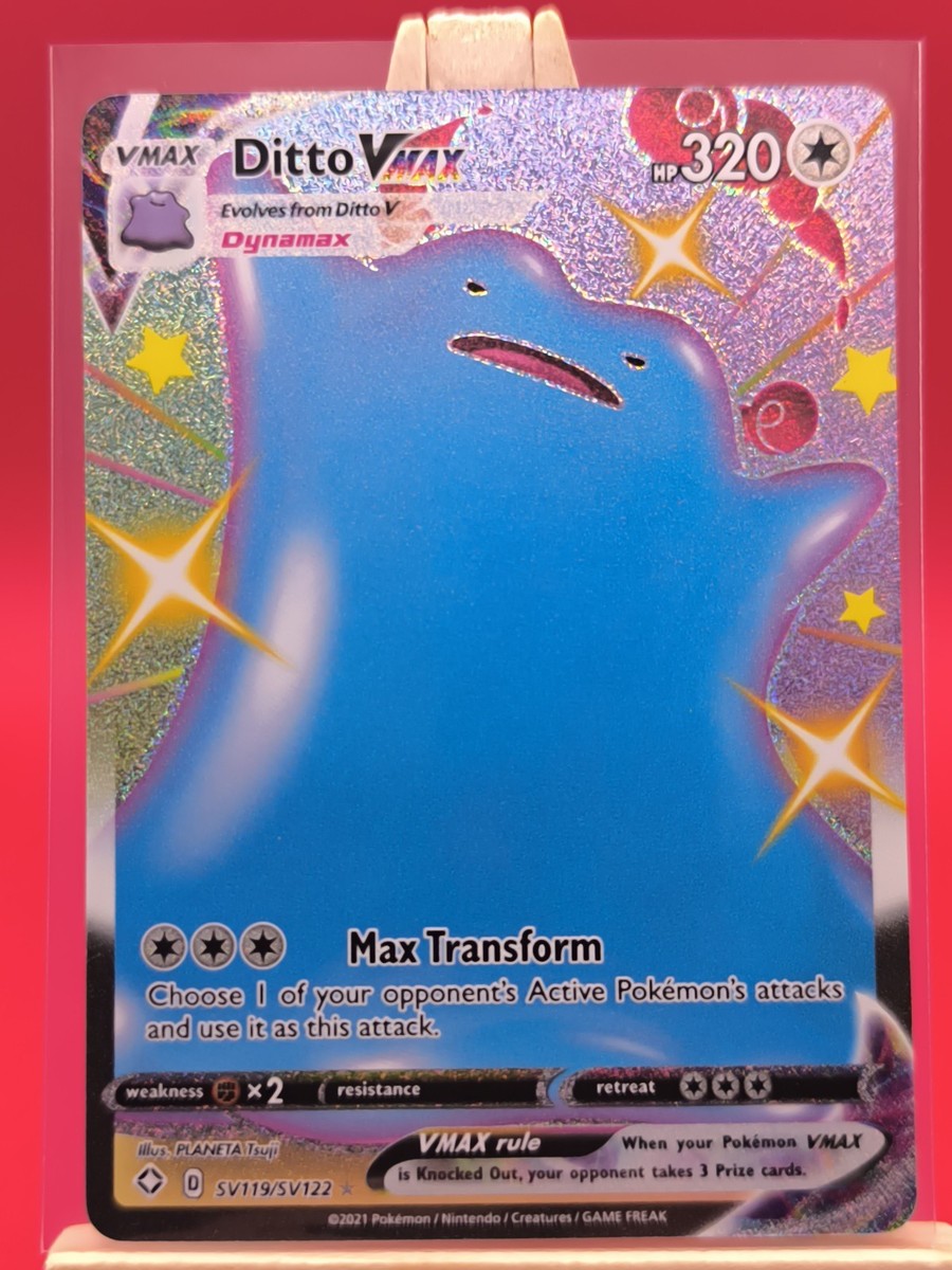 Ditto Pokemon Card Full Art