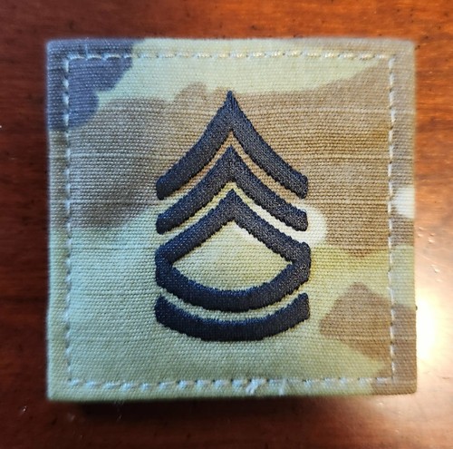 U.S. Army Combat Uniform (ACU) OCP Rank Patch - Sergeant First Class ...