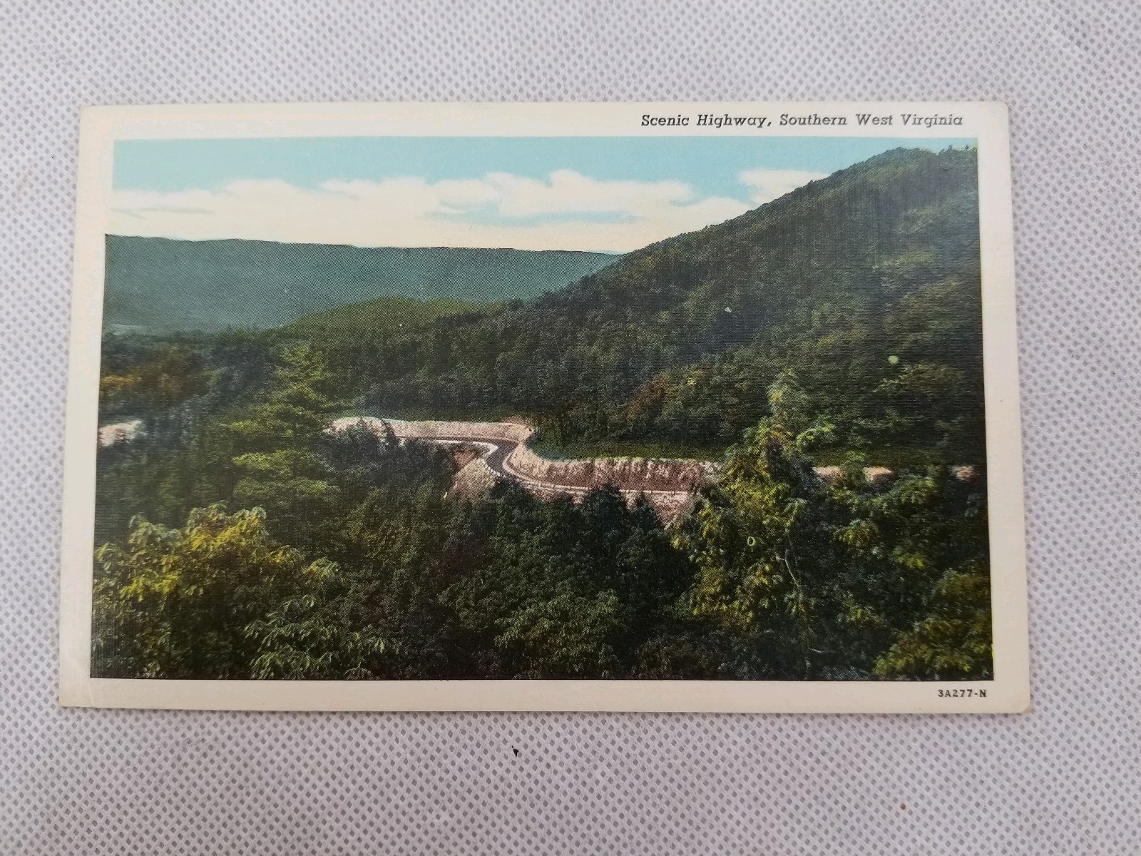 Scenic Highway Southern West Virginia Post Card Bluefield CT America ...