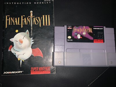 Final Fantasy III (Nintendo SNES, 1994) Manual Included 94689141055 | eBay