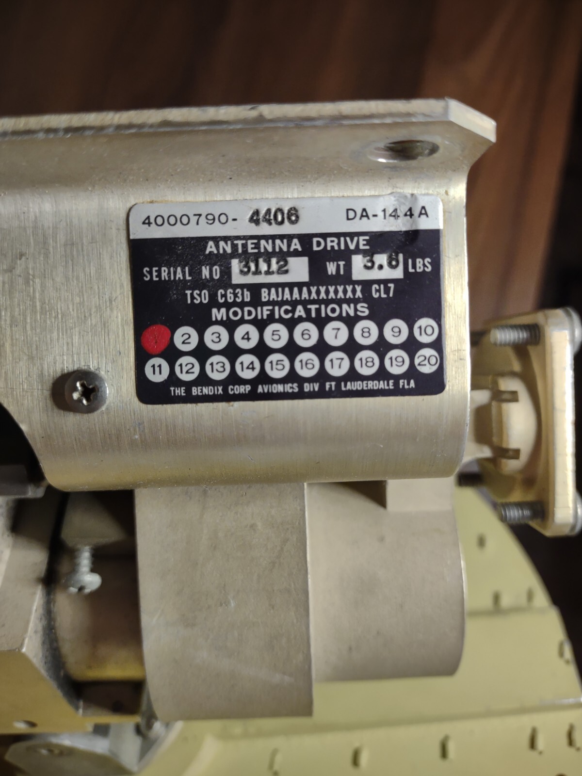 Bendix DA-144A Antenna Radar 4000790-4406 | eBay