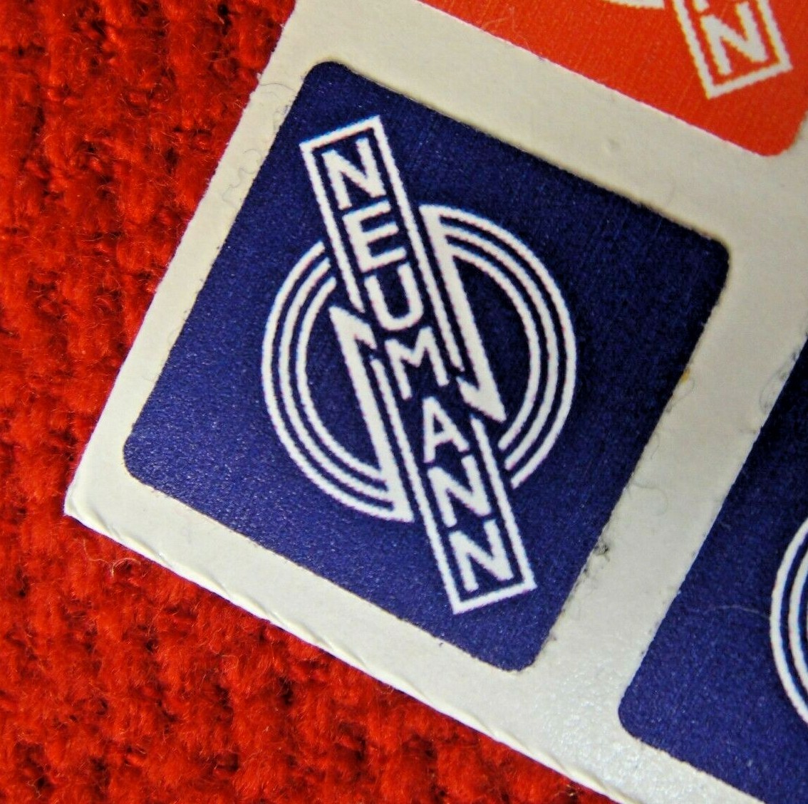 NEUMANN Logo Decal Sticker for Audio Equipment - Blue | eBay