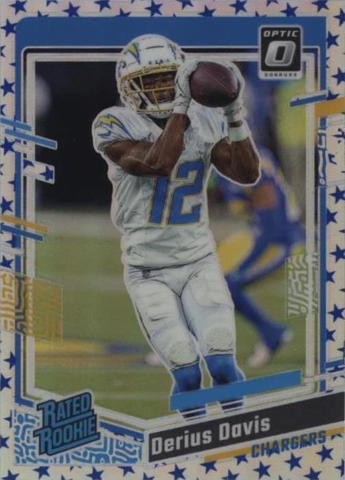 2023 Panini Donruss Optic - Rated Rookie Derius Davis #264 Stars Prizm ...