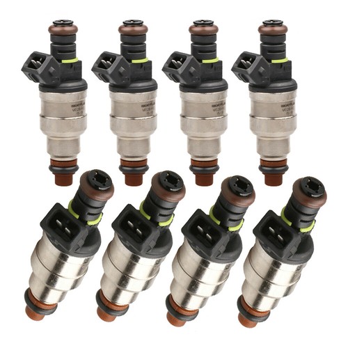 8PCS 42LB Fuel Injectors For GM LT1 LS1 LS6 Mustang SOHC DOHC V8 440cc ...