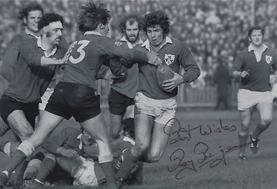 Roy Bergiers Hand Signed Wales Rugby 12x8 Photo. | eBay UK