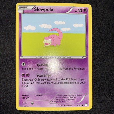 SLOWPOKE - 32/83 - XY GENERATIONS - Common - Pokemon Card - #002. NM | eBay