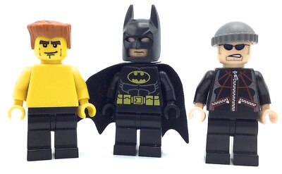 LEGO LOT OF 3 BATMAN MINIFIGURE ROBBER VILIANS SUPER HERO FIGURES | eBay