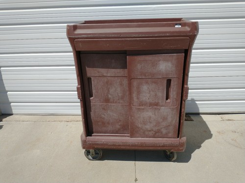 Cortech Chuckwagon Jr insulated food tray delivery cart w/ trays | eBay