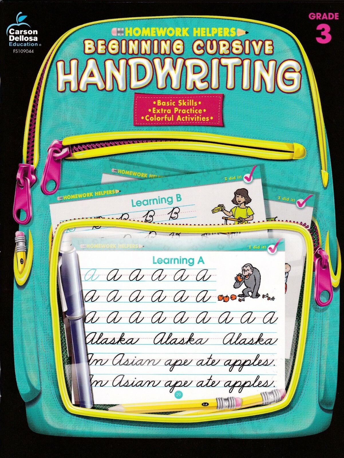 Beginning Cursive Handwriting, Grade 3 by McGraw-Hill Staff, Carson-Dellosa Publishing Staff and ...
