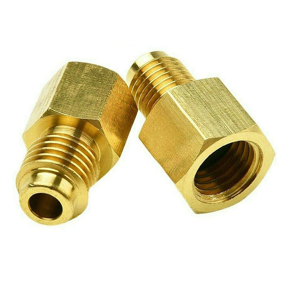 4PCS R134a To R12 Fitting Adapter 1/4 Female Flare 1/2 Acme Male Valve ...