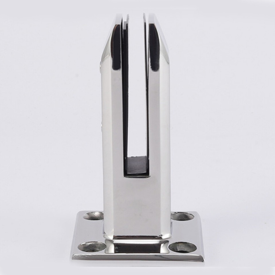 1-10X Stainless Steel Spigots Glass Pool Fence Balustrade Feet Post ...