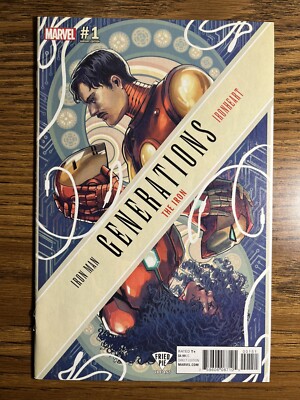 GENERATIONS IRON MAN & IRONHEART 1 NM/NM+ RARE FRIED PIE VARIANT MARVEL ...