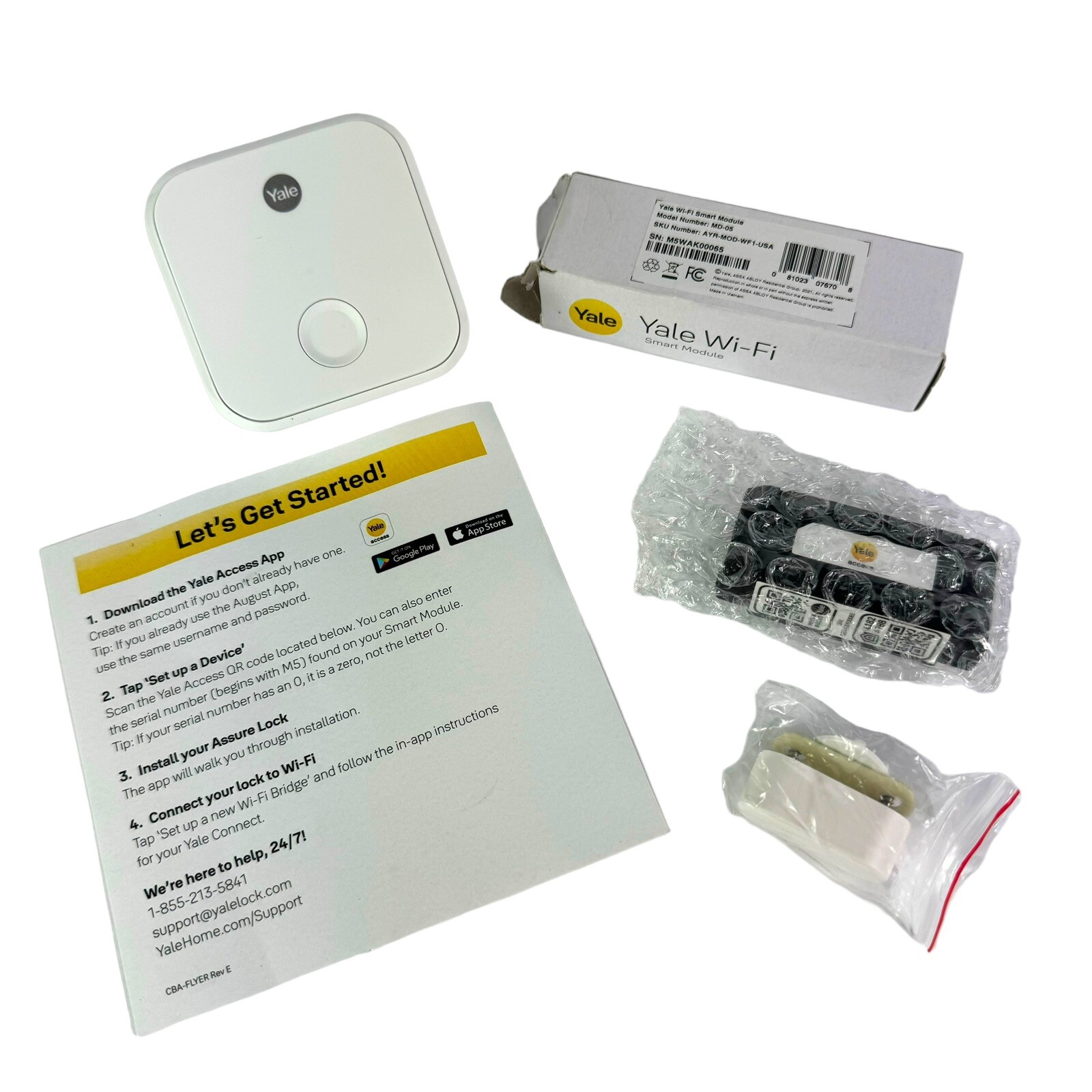 Yale Access Upgrade Kit For Assure Smart Locks Levers WiFi (AYR202-CBA ...