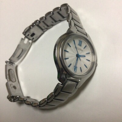 Orologio BULOVA Donna Classic in Acciaio 96L215 New Battery Installed ...