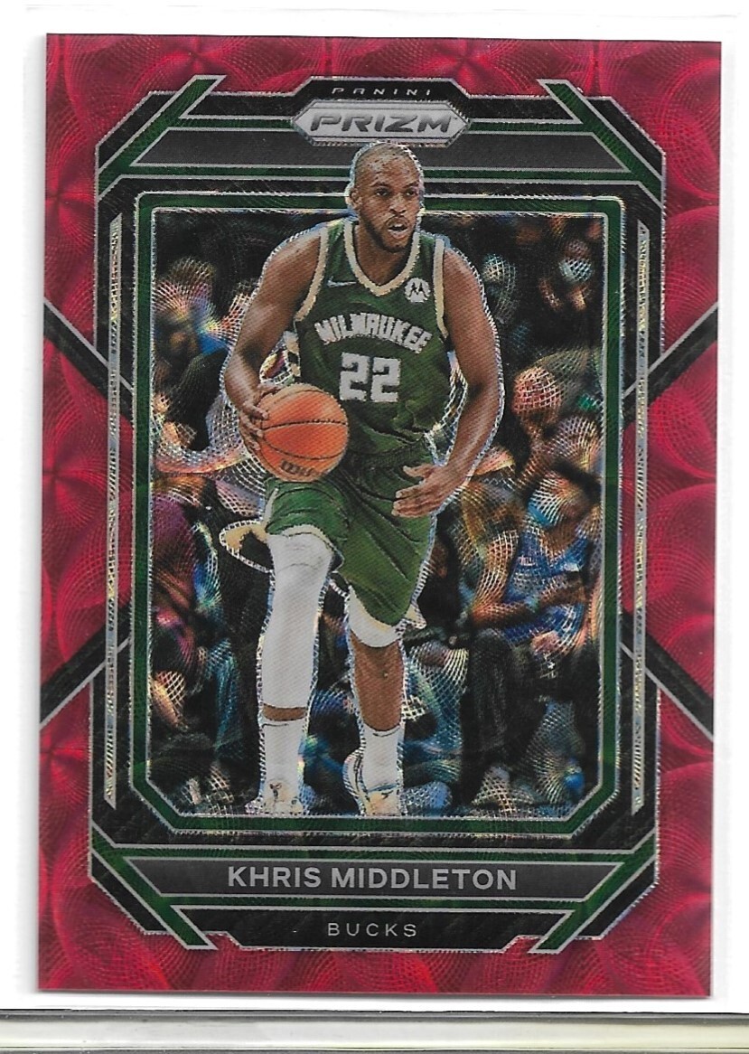 2022 PRIZM RED PRIZM KHRIS MIDDLETON #112 #10/88 BUCKS (B) | eBay