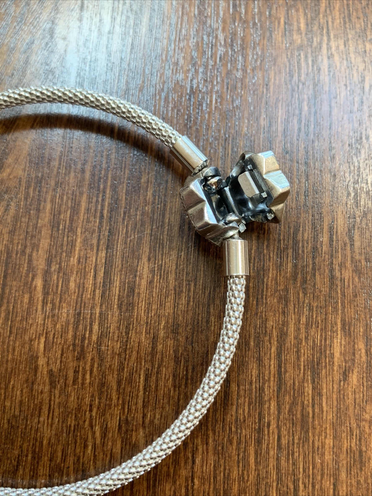 Pandora Limited Edition Moments Bright Snowflake Clasp Mesh Bracelet ...