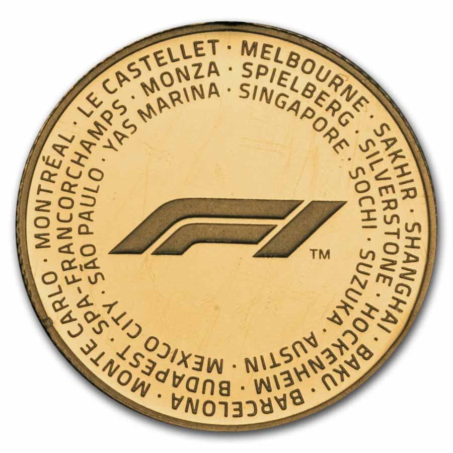 2018 1/4 oz $25 Gold Formula 1® Championship Proof (In Assay) | eBay