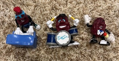 California Raisin Men Vintage Figurine Band Piano Drums Singer | eBay