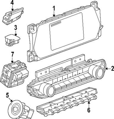 Genuine GM Heater Control 86516191 | eBay