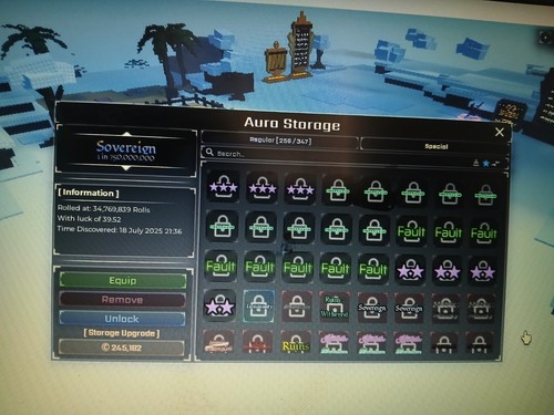 sols rng Acc With Good Raw Auras ( Dm b4 buying not full access) | eBay