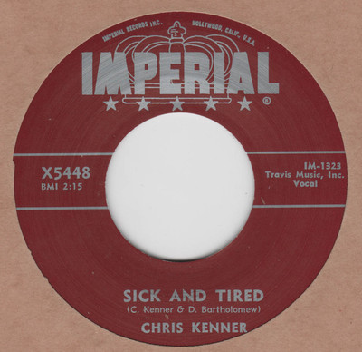 R&B REPRO: CHRIS KENNER – SICK & TIRED/ERNIE FREEMAN-DUMPLIN’S ...
