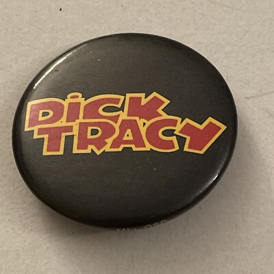 Duck Tracy Movie Yellow Red Words Button Pin Pinback PB3C | eBay